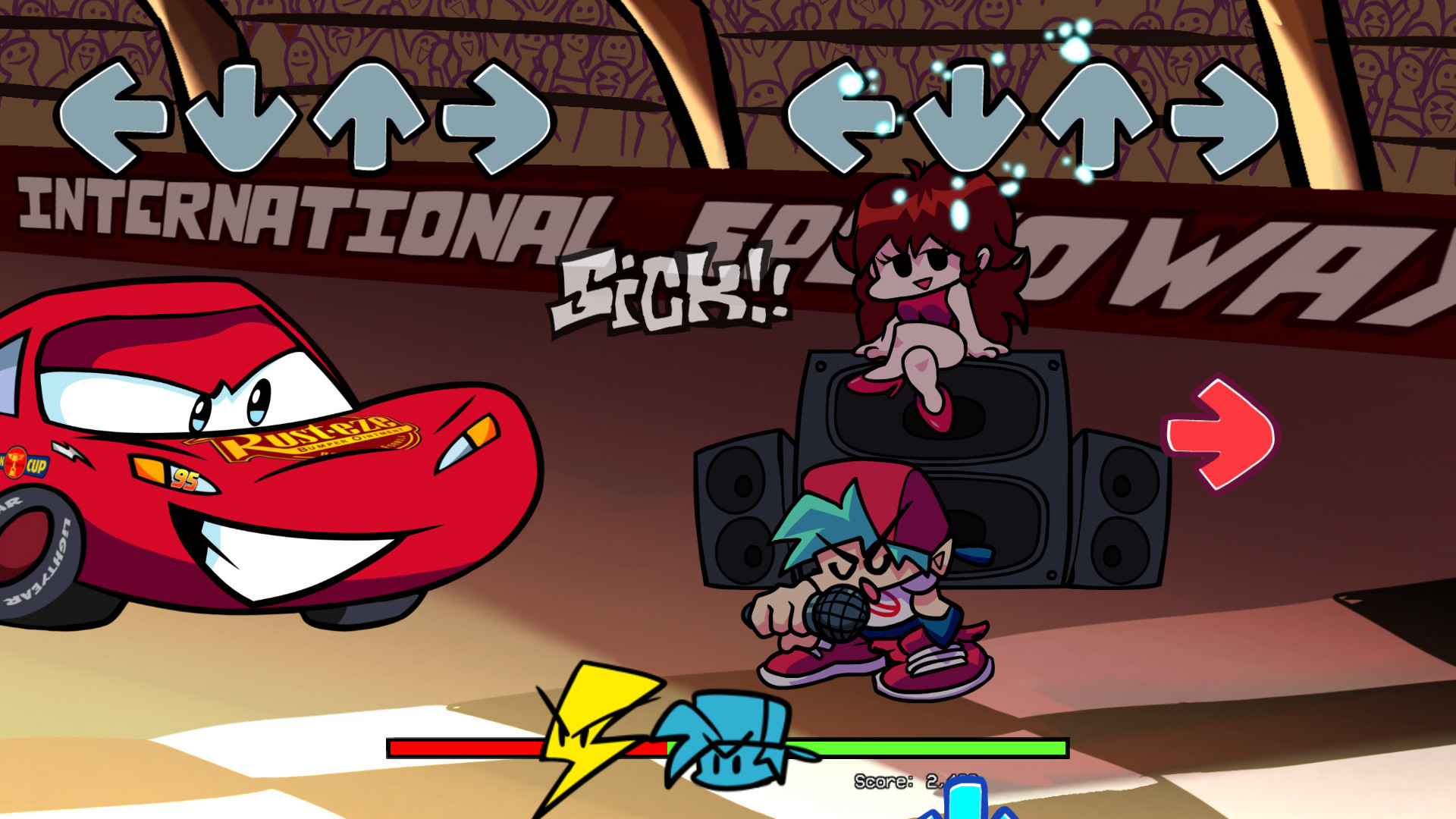 Vs. Lightning McQueen: Returned Mod for Friday Night Funkin' | FNF Mods