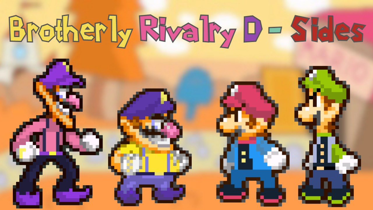Brotherly Rivalry D-Sides Playable Chart Mod for Friday Night Funkin ...