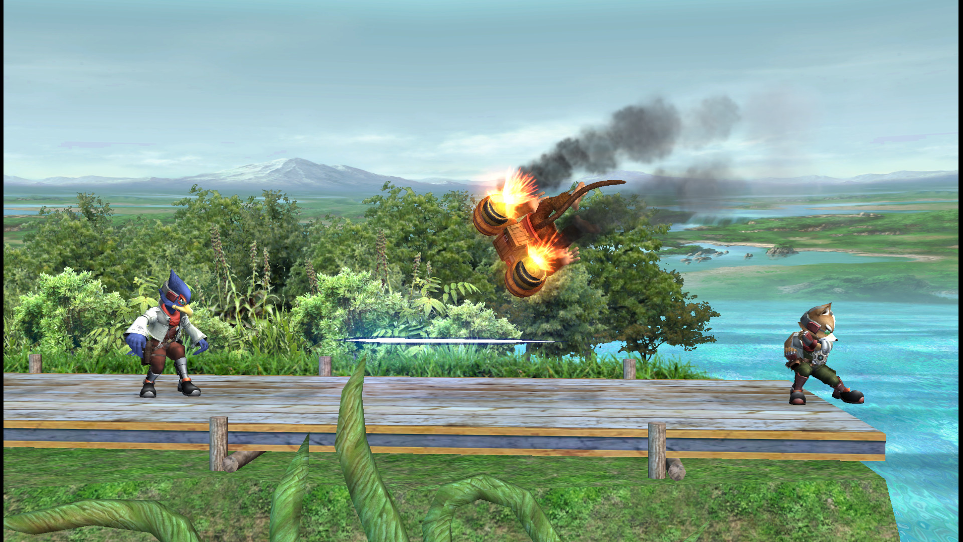 The Swamp: Giant Diddy Fight Area Mod for Super Smash Bros. Brawl ...