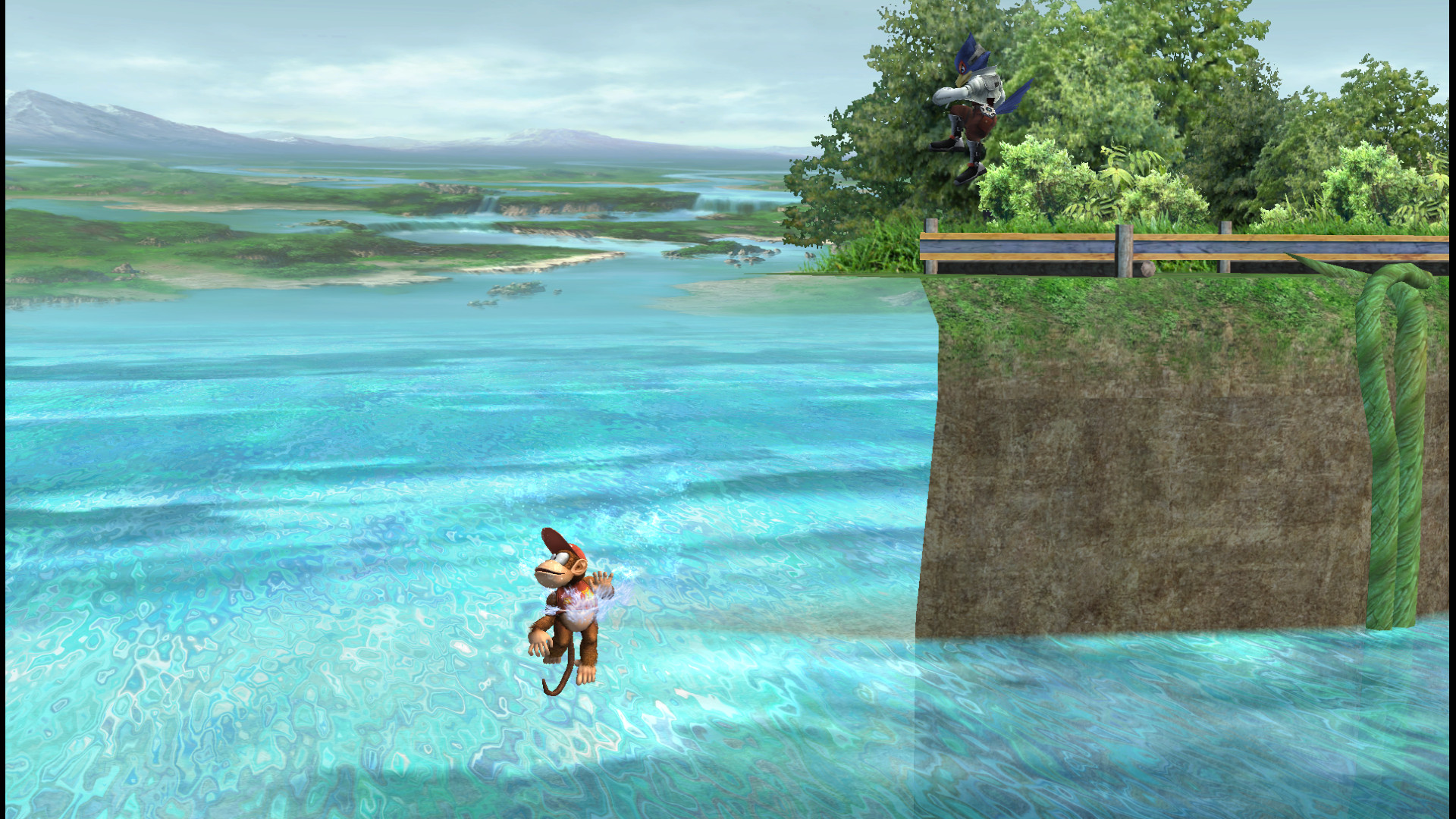 The Swamp: Giant Diddy Fight Area Mod for Super Smash Bros. Brawl ...