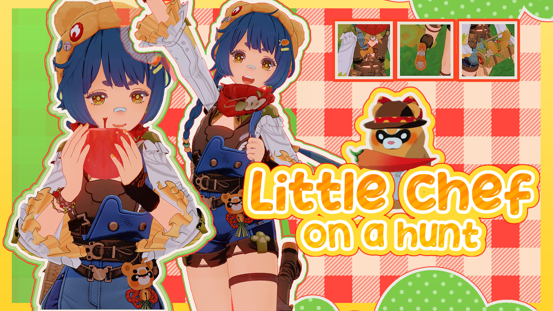 Xiangling ♡ Little Chef on a Hunt Mod for Genshin Impact | GI Mods