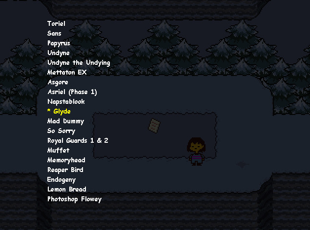 Undertale With A Boss Menu Mod for UNDERTALE | UT Mods