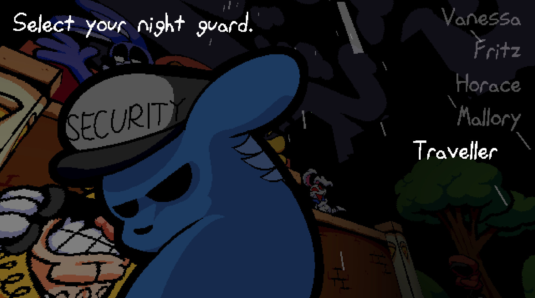 The Traveller, Slugcat (Custom Nightguard OC) Mod for Five Nights at ...