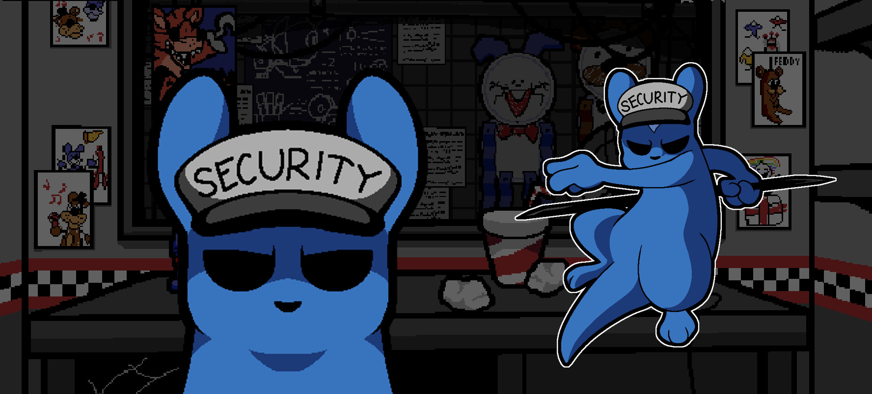 The Traveller, Slugcat (Custom Nightguard OC) Mod for Five Nights at ...