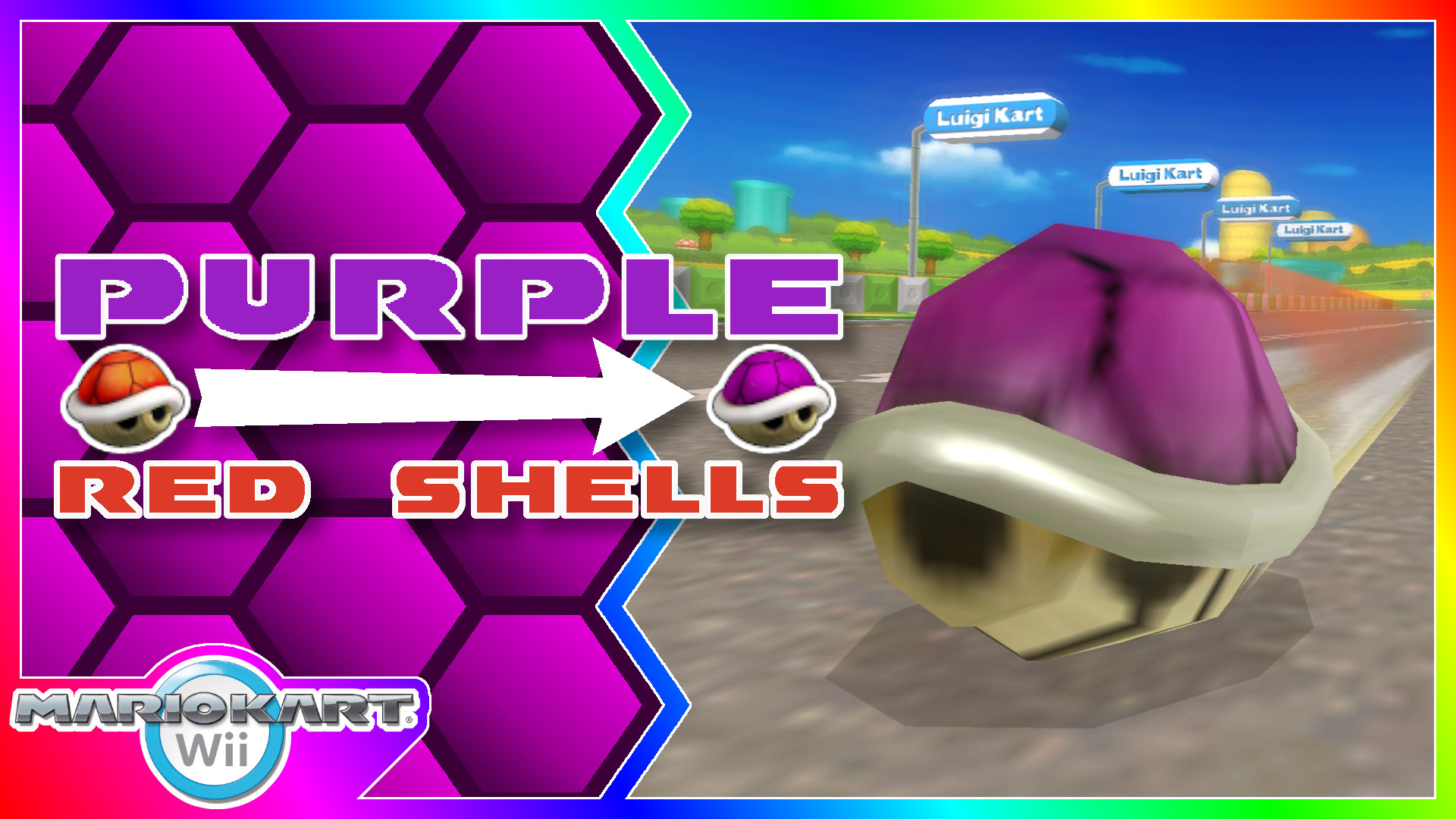 Purple Red Shells Mod for Mario Kart Wii | MKWii Mods