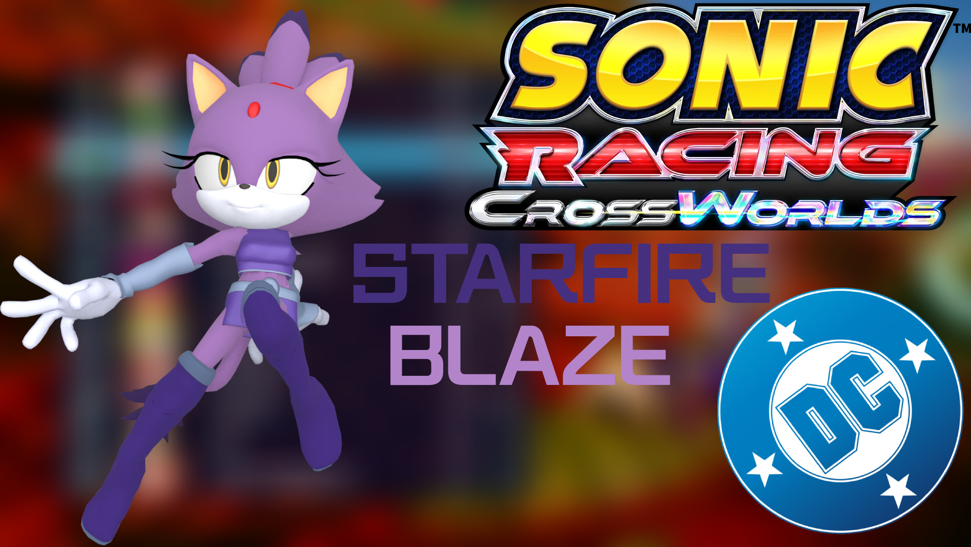 Starfire Blaze Mod for Sonic Racing: CrossWorlds | SR:CW Mods