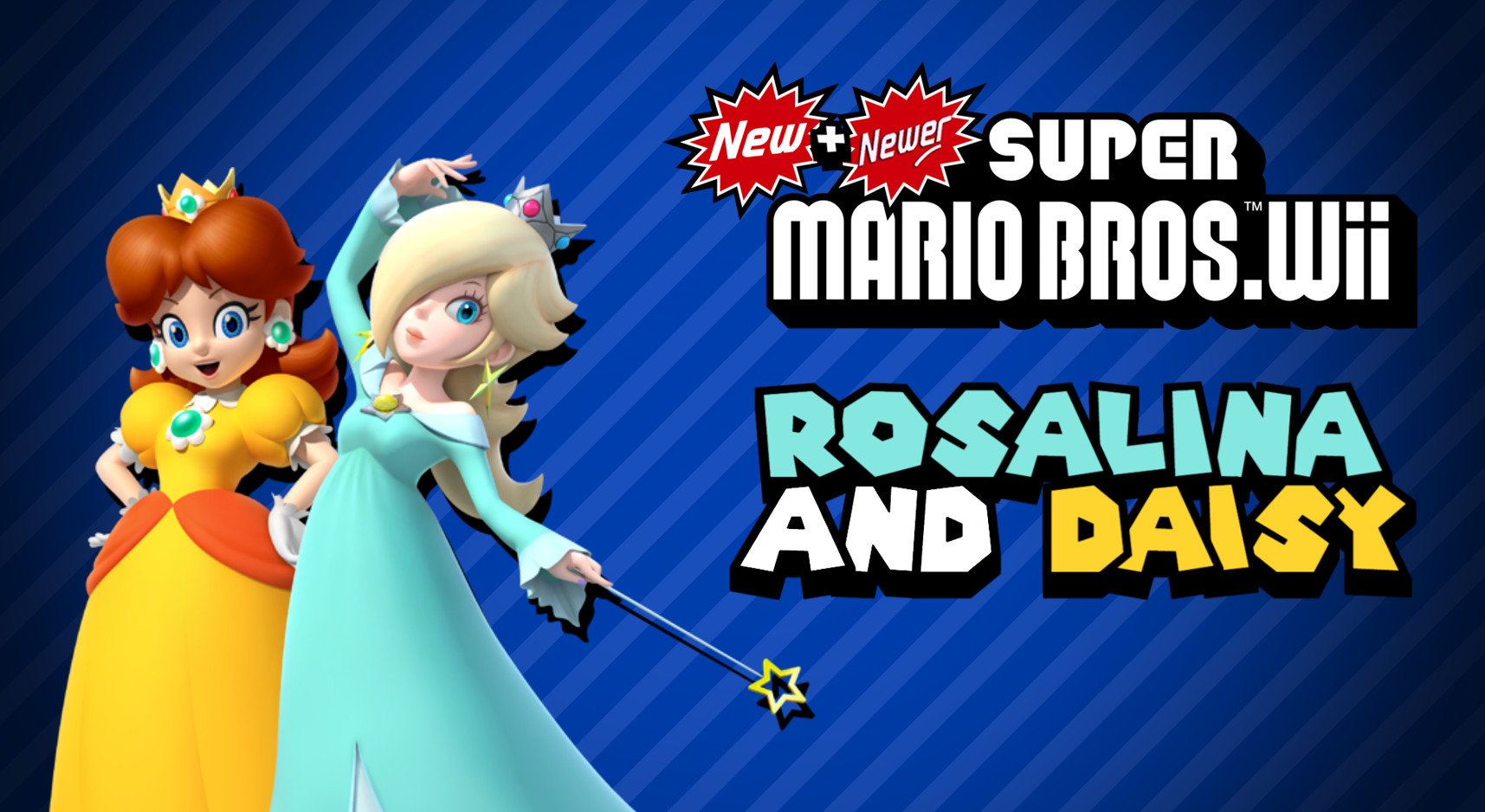 Rosalina & Daisy for New & Newer SMBW Mod for New Super Mario Bros. Wii ...
