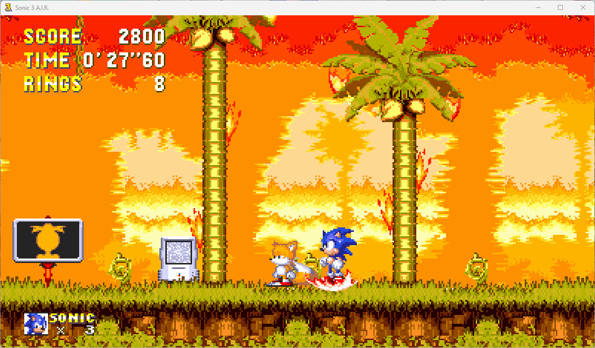 S3 Styled Knux Chaotix Signpost Mod for Sonic 3 A.I.R. | S3AIR Mods