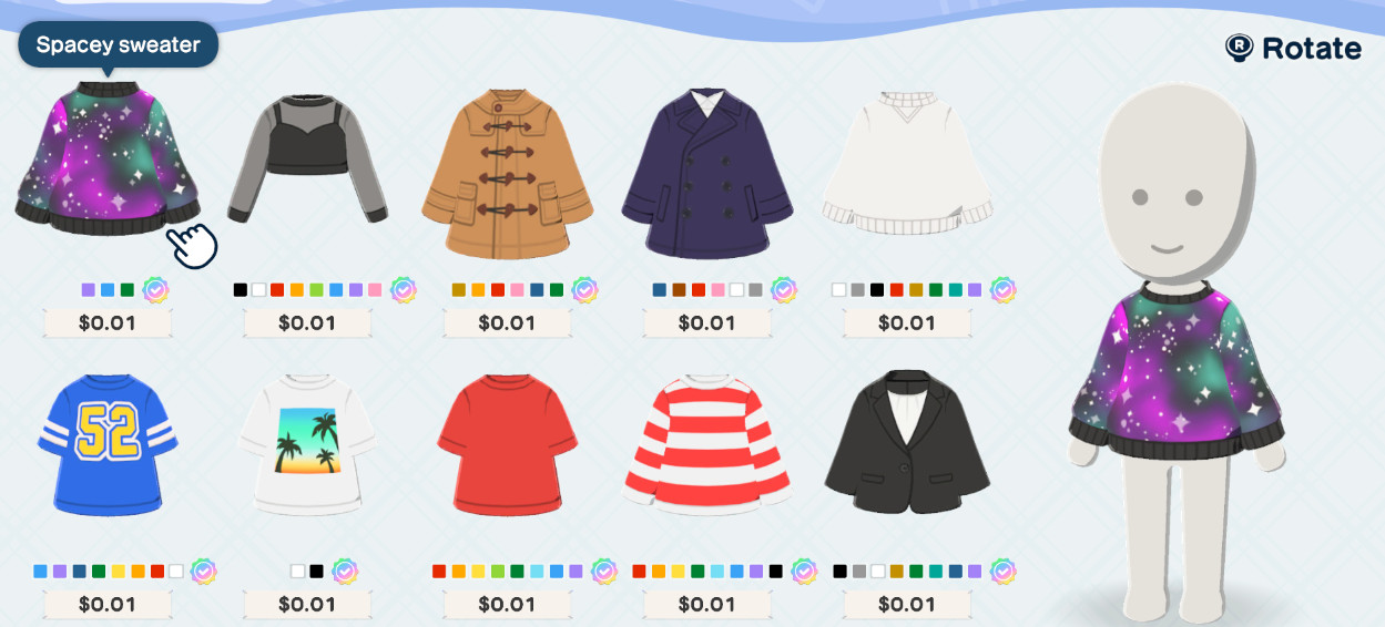 (Mostly) 1 Cent Items Mod for Tomodachi Life: Living The Dream | TLLD Mods