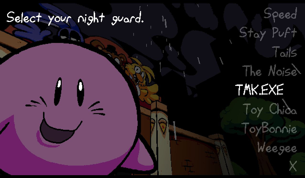 Playable Kirby? (Too Much Kirby) Mod for Five Nights at Frickbear's 3 ...