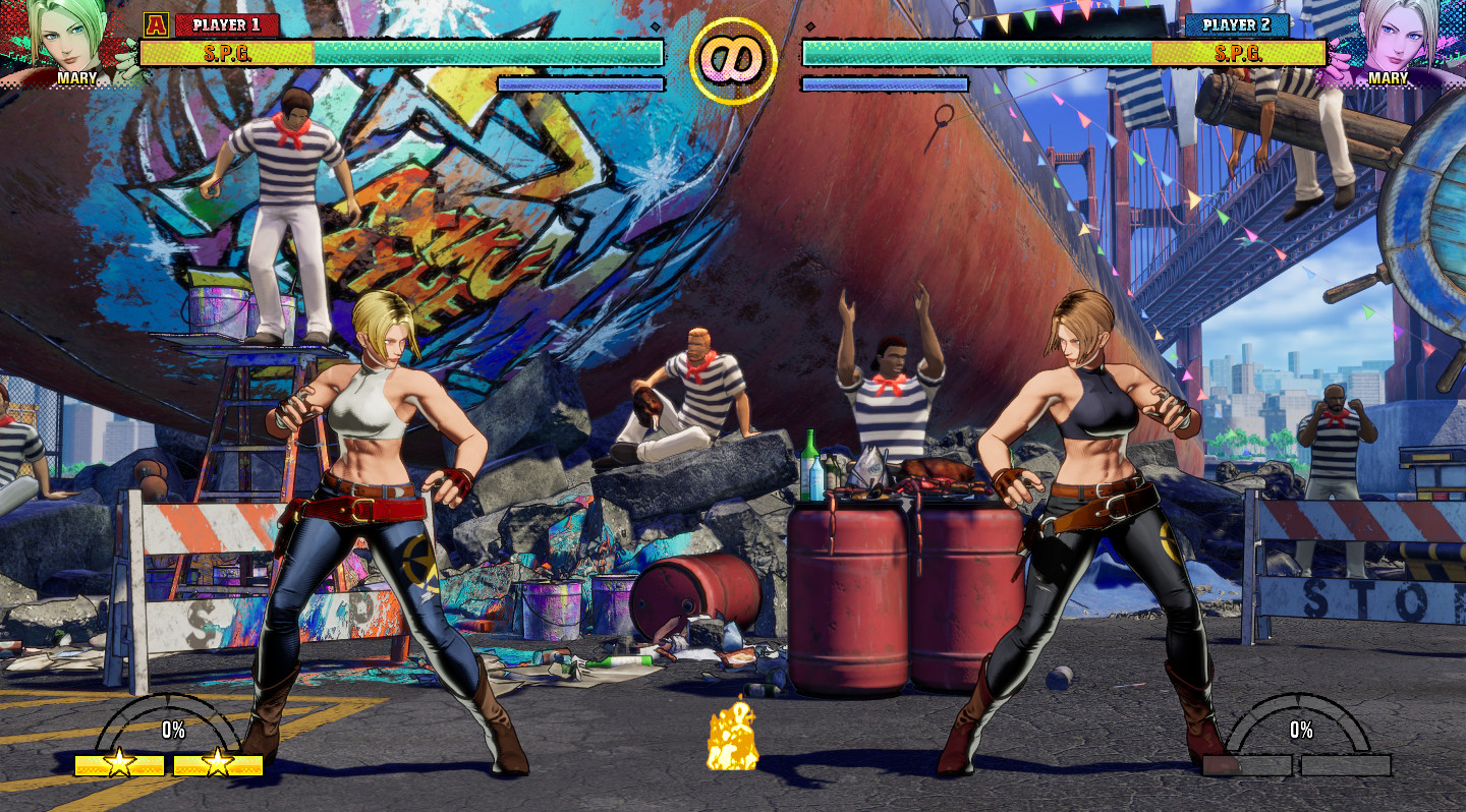 Blue Mary Jacketless Mod for Fatal Fury: City of the Wolves | COTW Mods