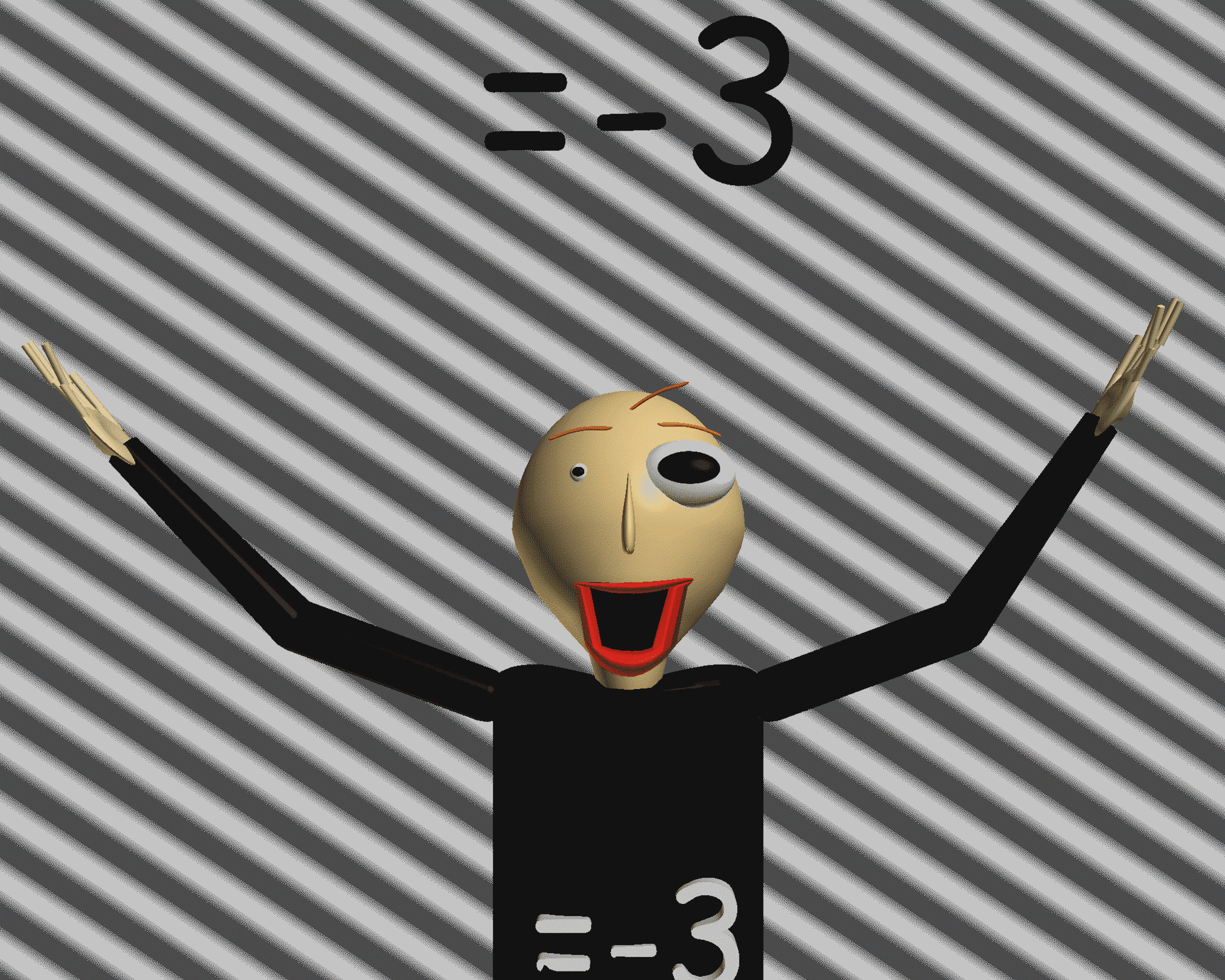 Equals minus three (=-3) Mod for Baldi's Basics | Baldi Mods