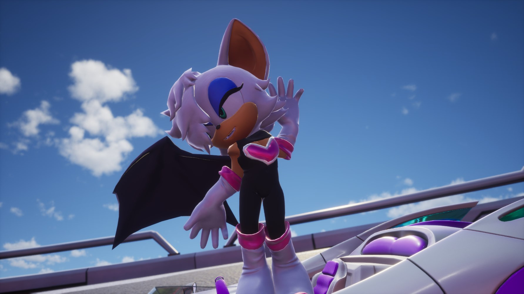Rogue the Bat (Femboy Rouge) Mod for Sonic Racing: CrossWorlds | SR:CW Mods