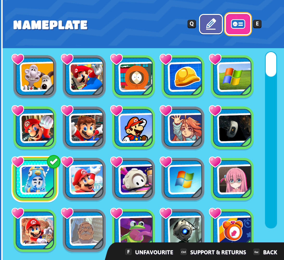 Fall Guys - Charlotte's Nameplate Pack Mod for Fall Guys: Ultimate ...