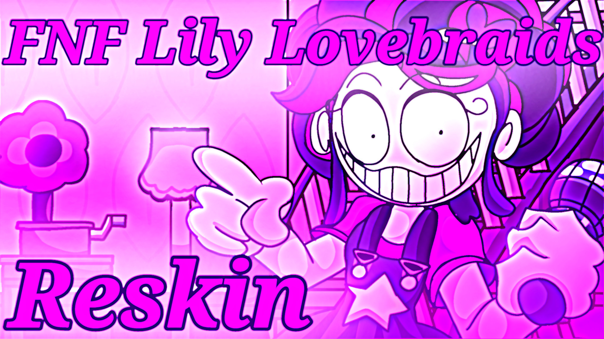 FNF Lily Lovebraids Reskin Mod for Friday Night Funkin' | FNF Mods