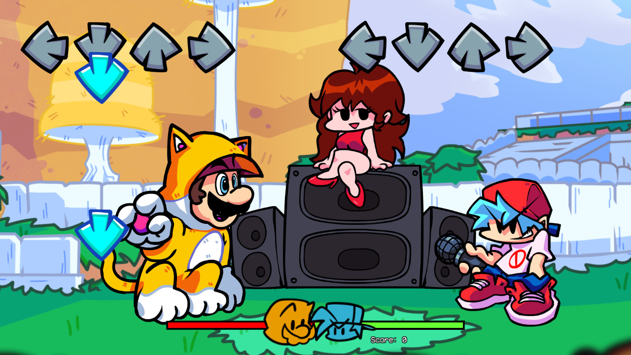 Super Funkin' 3D World (One-Shot) Mod for Friday Night Funkin' | FNF Mods