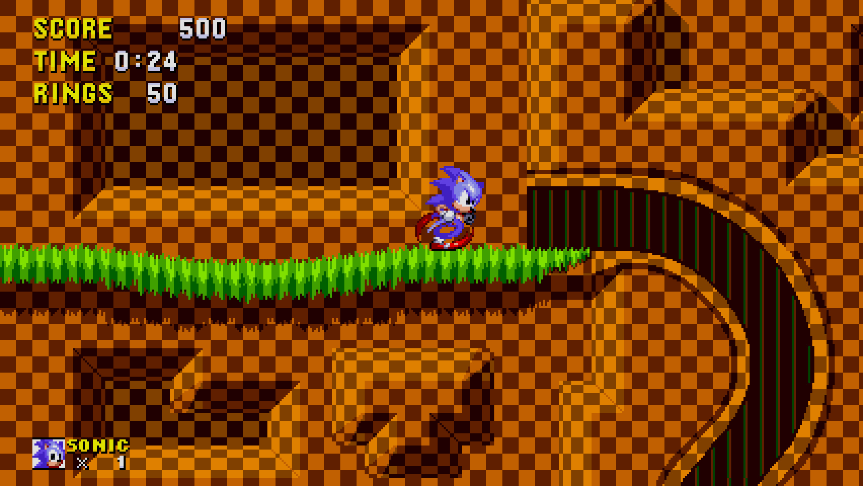 paveldechev0604's Styled Sonic in Sonic 1 Forever Mod for Sonic the ...