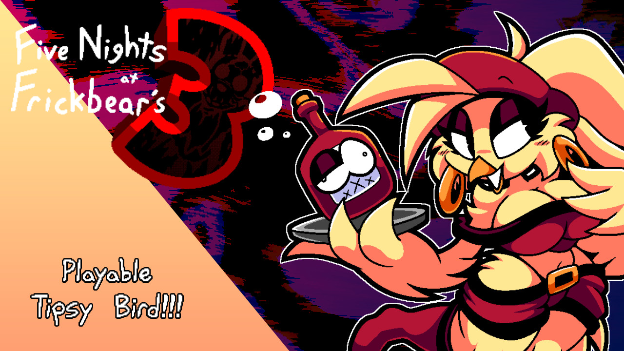 Playable Tipsy Bird! Mod for Five Nights at Frickbear's 3 | FB3 Mods