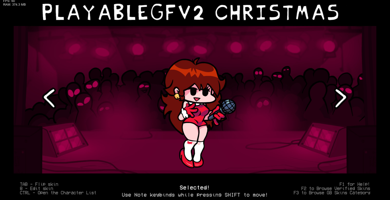 Playable Girlfriend V2 Psych Online Mod for Friday Night Funkin' | FNF Mods