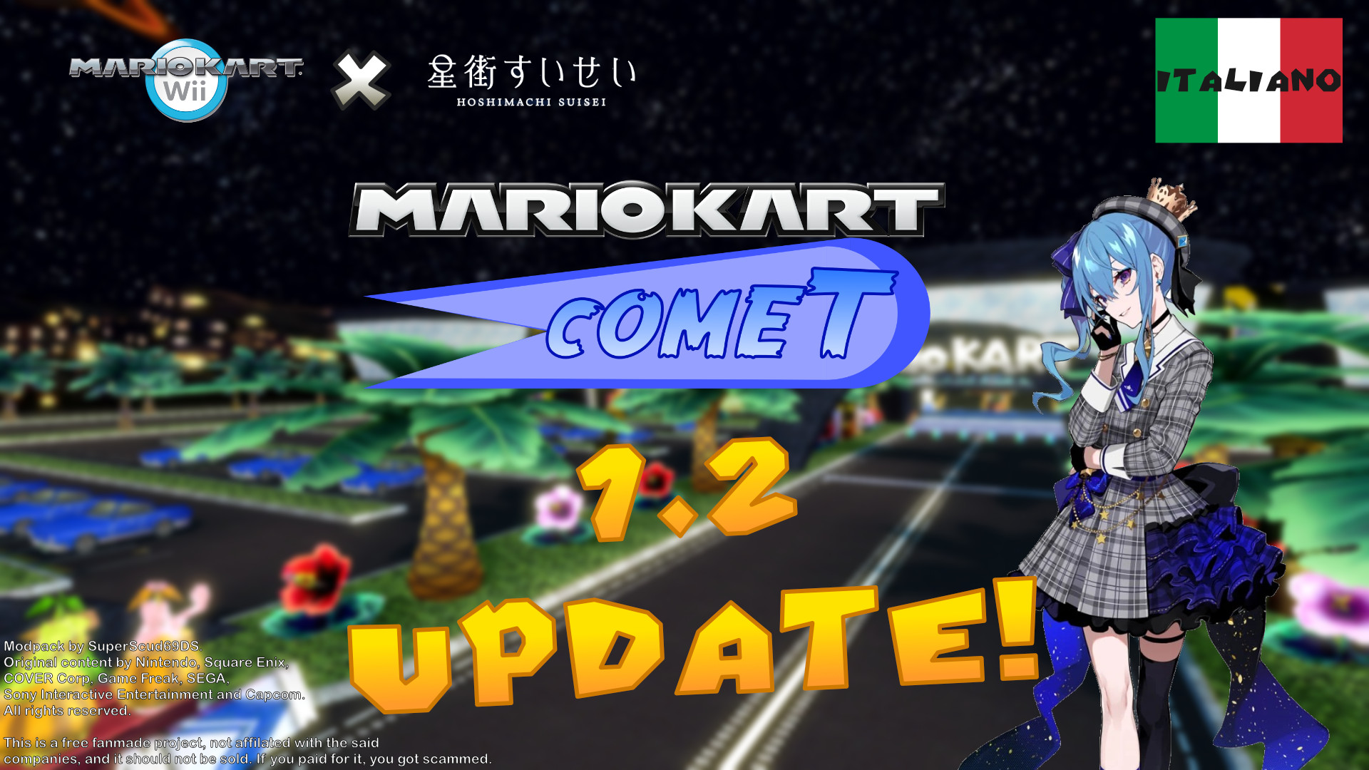 MARIO KART COMET [ITA] Mod for Mario Kart Wii | MKWii Mods