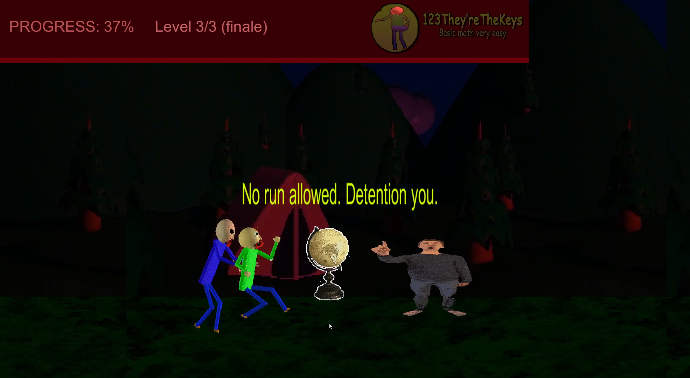 Baldi Basic Creepy Run Mod for Baldi's Basics | Baldi Mods
