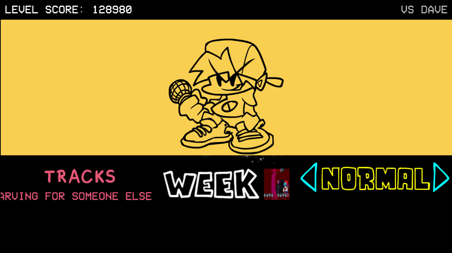 Vs Dave: Starving For Someone Else chart Mod for Friday Night Funkin ...
