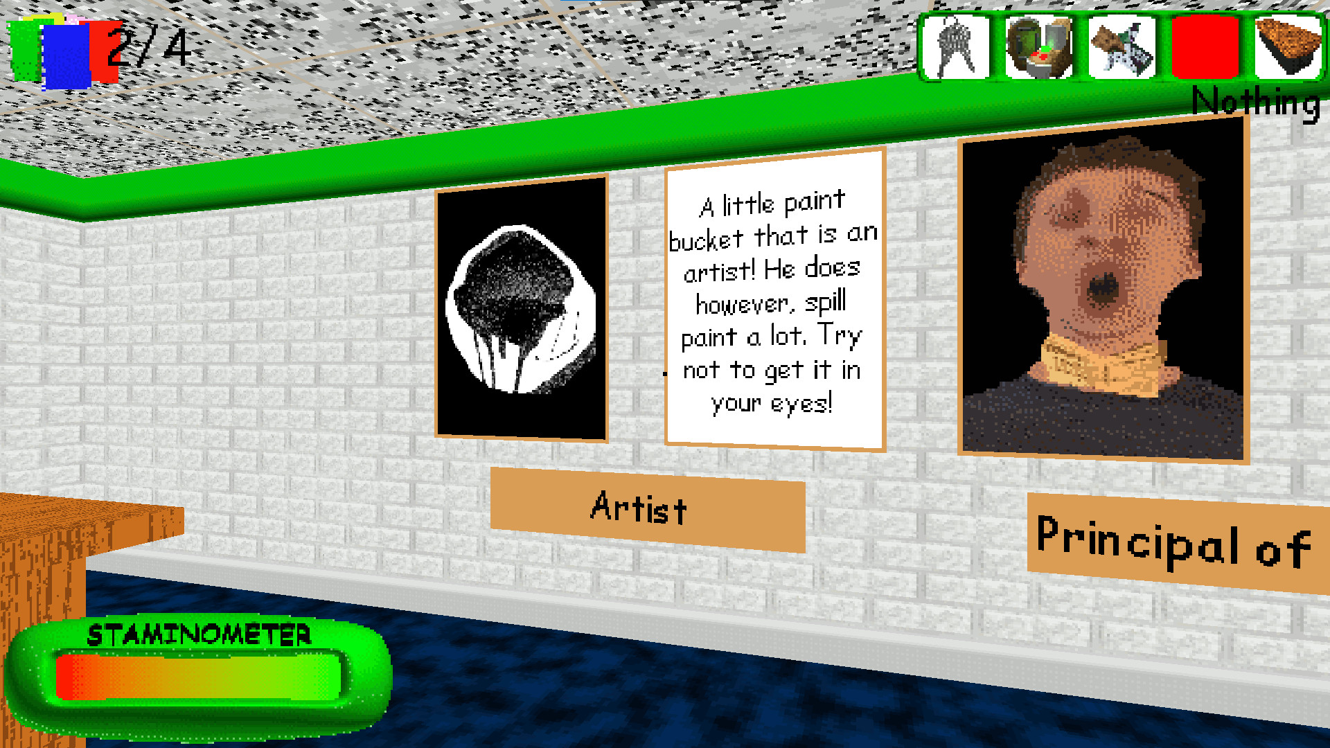 (0.14.X) Artist In Baldi's Basics Plus Mod for Baldi's Basics | Baldi Mods