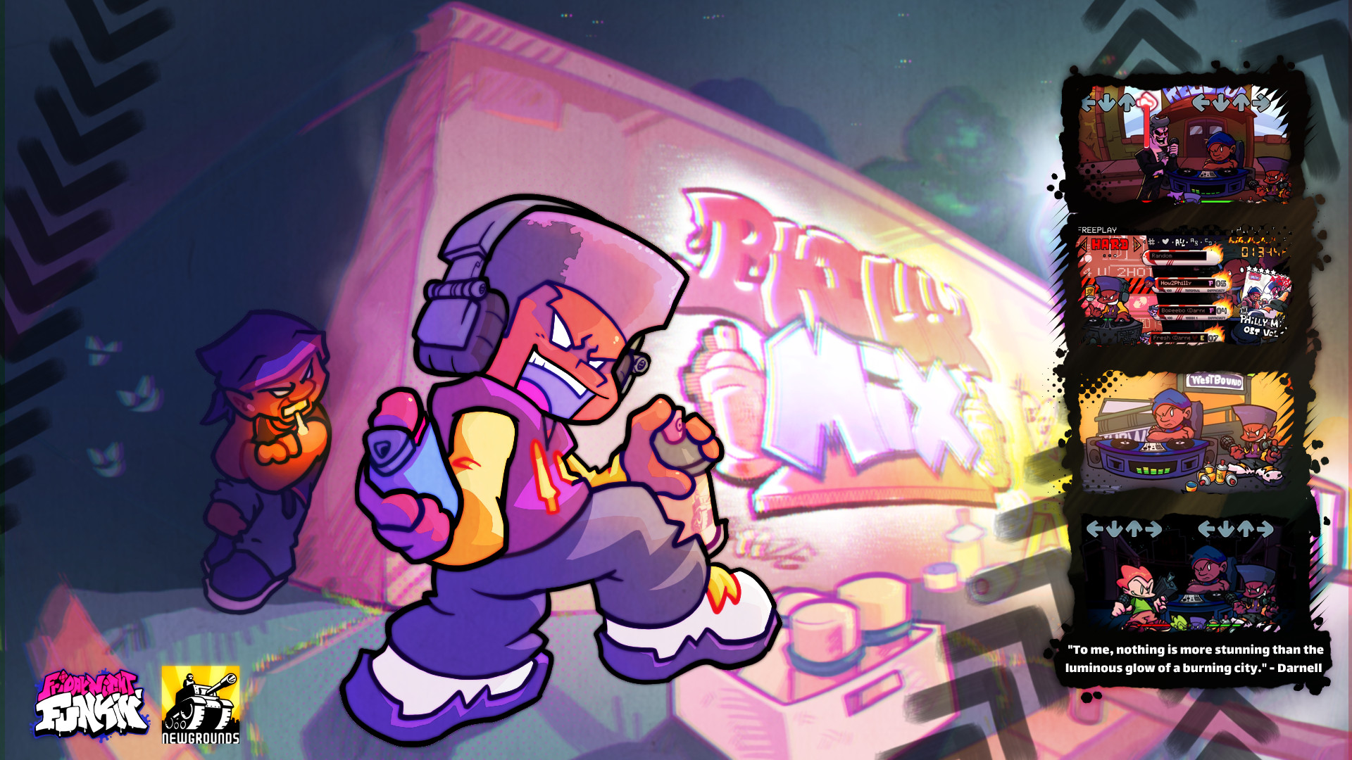 FNF: Philly Mix (Playable Darnell) Mod for Friday Night Funkin' | FNF Mods
