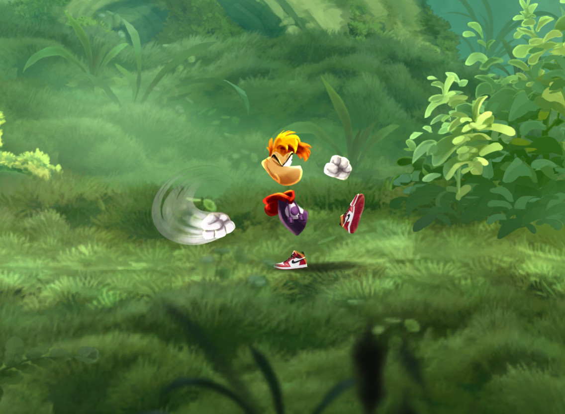 Rayman Jordan Air 1 Shoes Mod for Rayman Legends | RL Mods