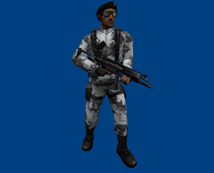 MP5 with a retractable stock for NPCs Mod for Counter-Strike: Condition ...