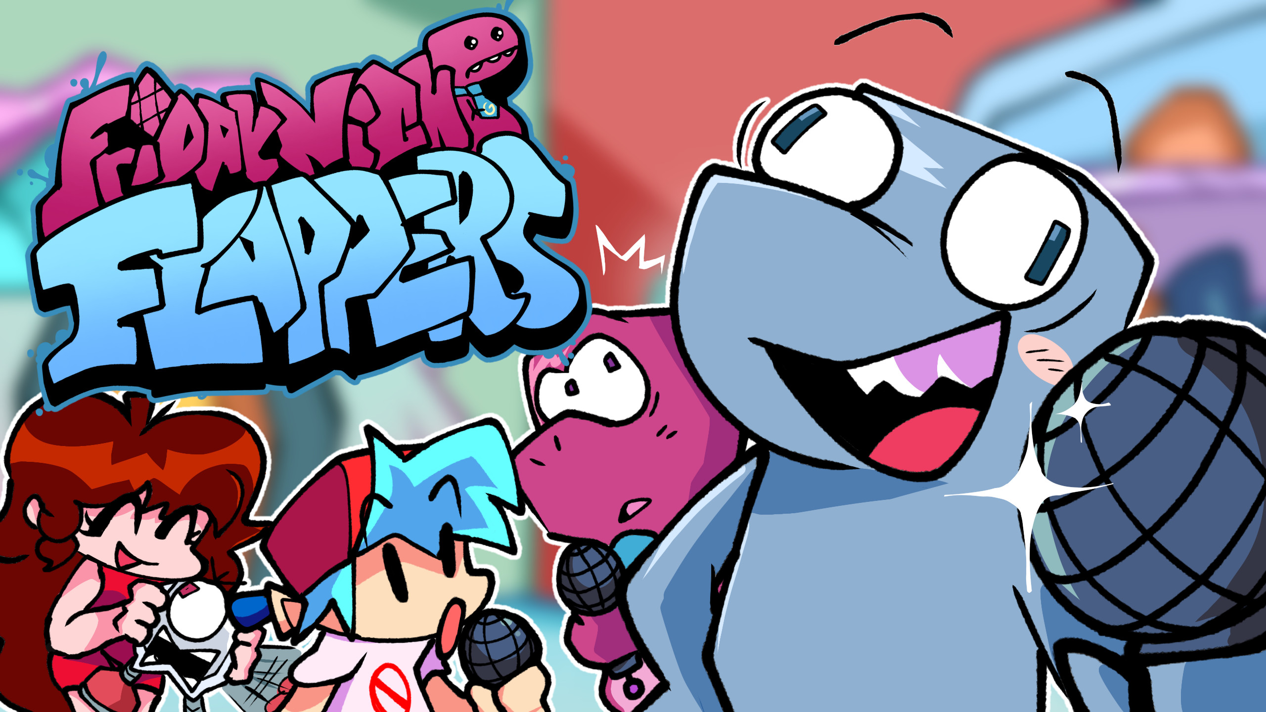 FNF : VS Flappers Gameoverse Mod for Friday Night Funkin' | FNF Mods