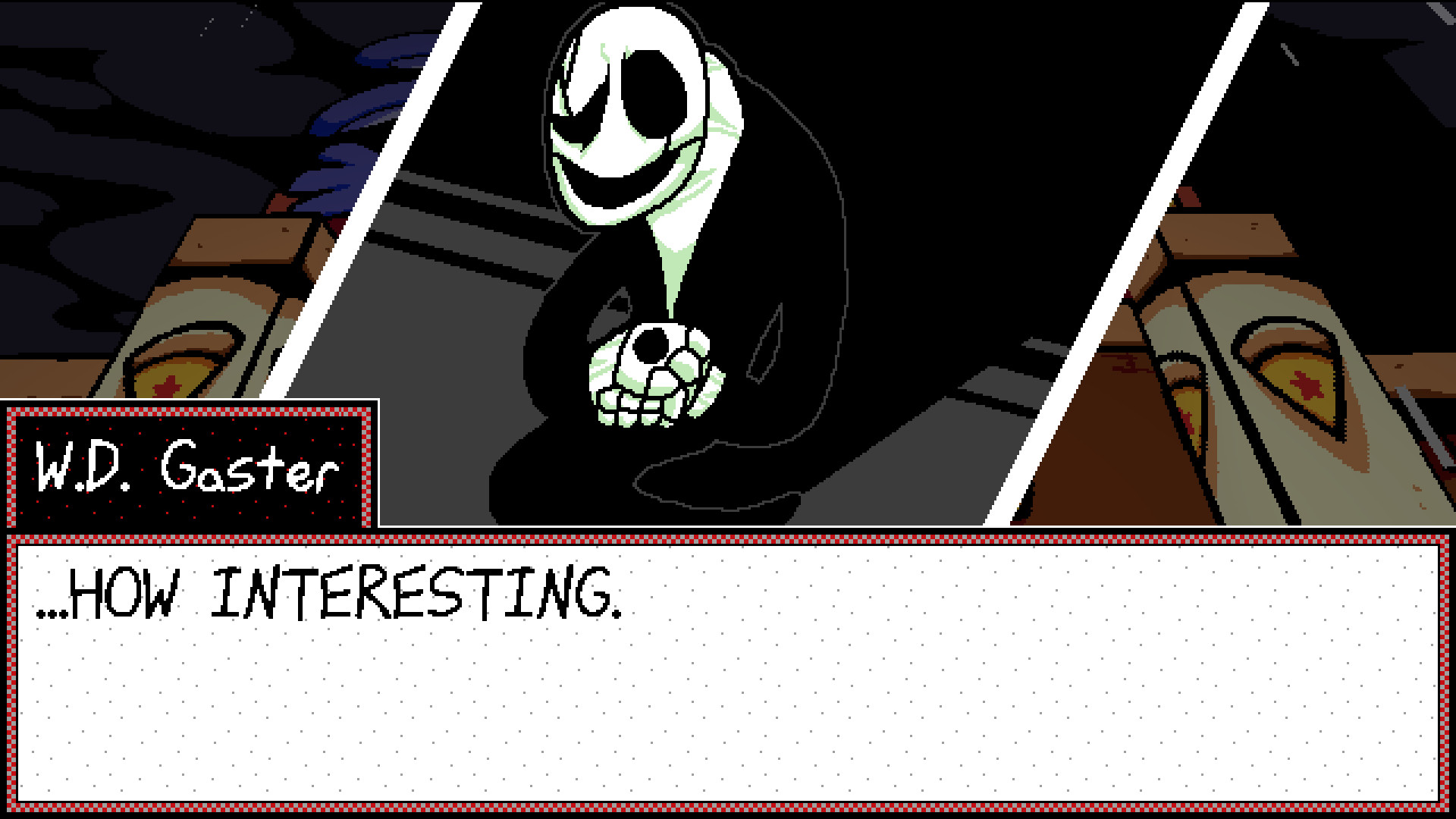 W.D. Gaster (CUSTOM GUARD) Mod for Five Nights at Frickbear's 3 | FB3 Mods