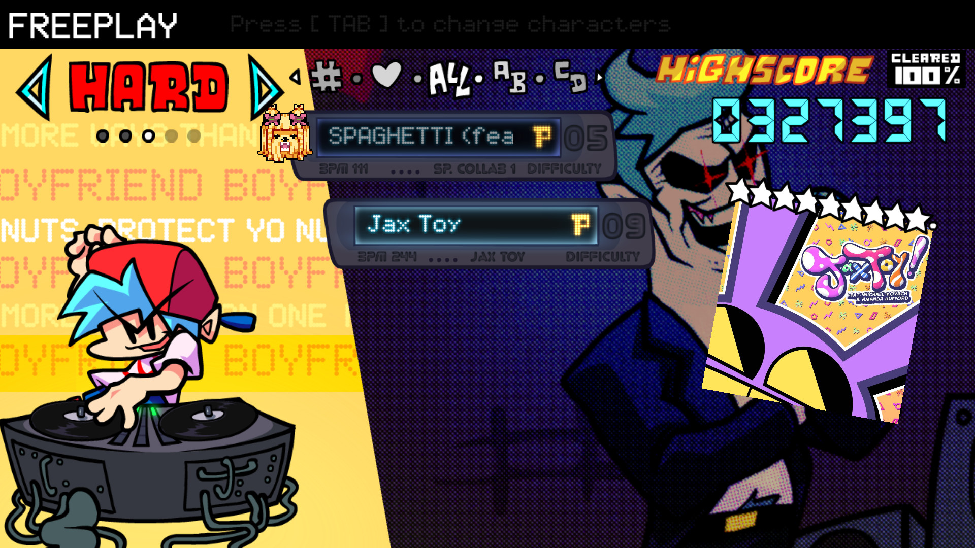 [SENSITIVE CONTENT] Jax Toy | V-Slice FanChart [Fixed] Mod for Friday ...