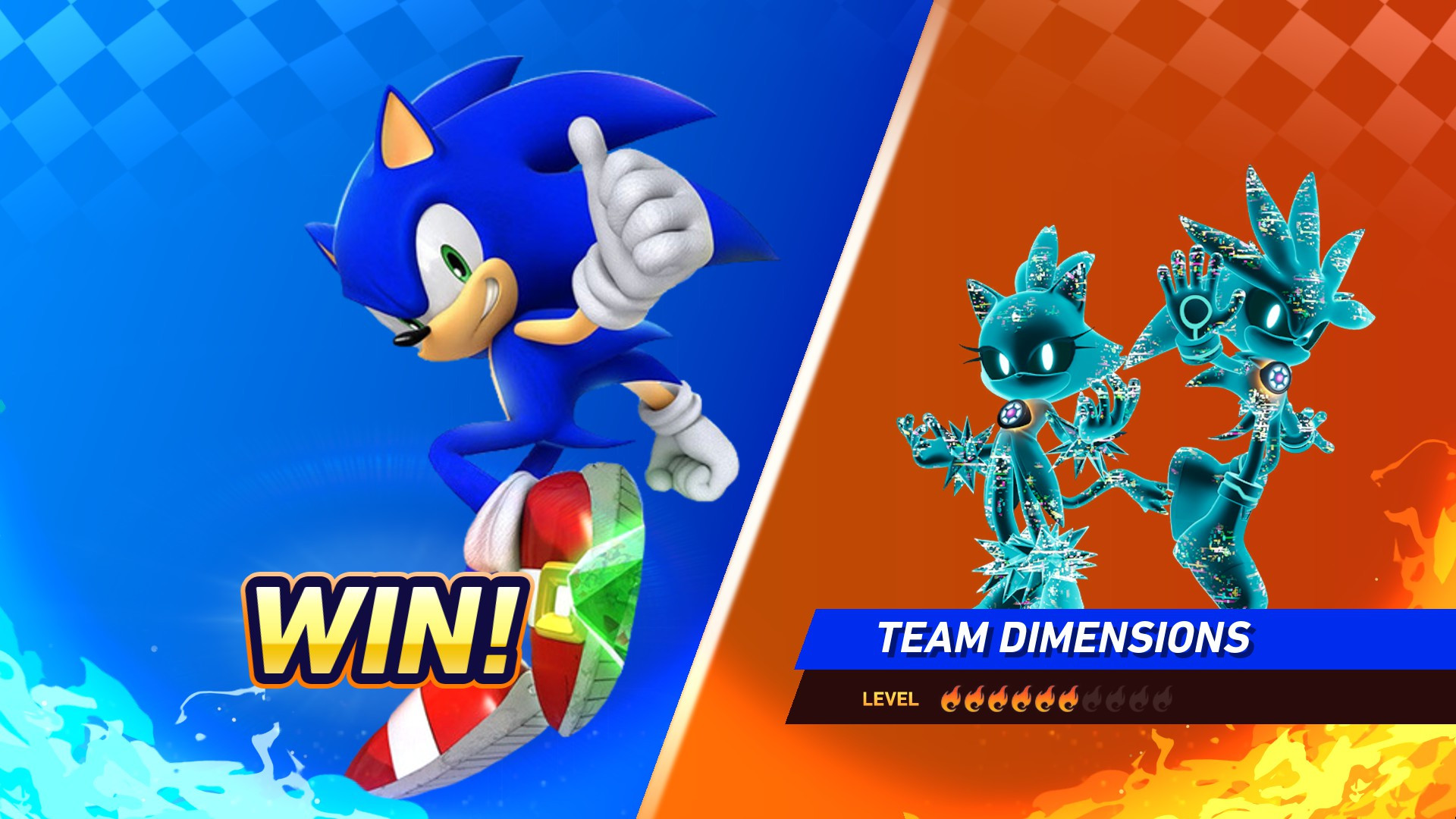 Sonic 35th Anniversary Render over Sonic UI Mod for Sonic Racing ...