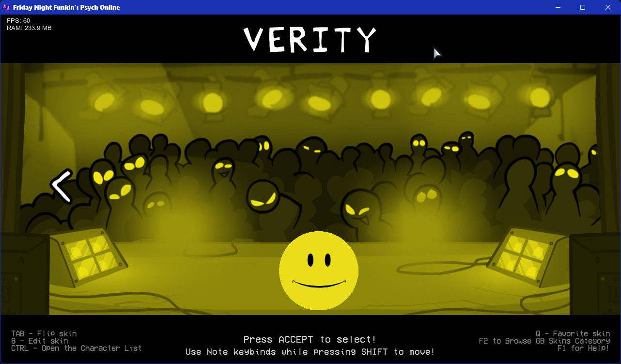 Verity for Psych Online Skin Mod for Friday Night Funkin' | FNF Mods
