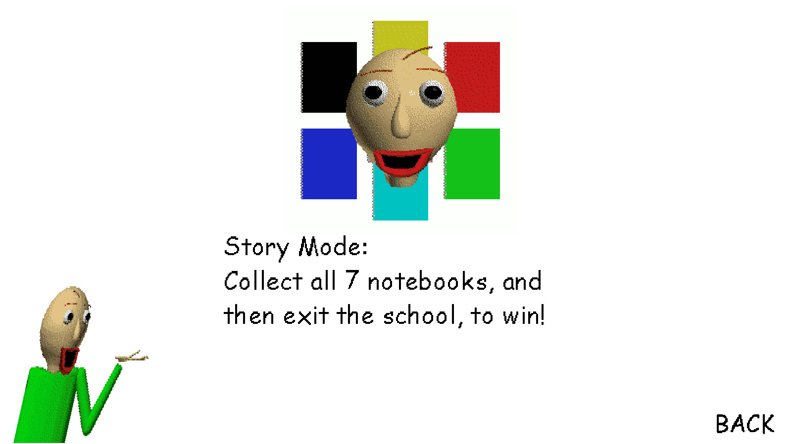Raldi's CrackHouse but some nothing Mod for Baldi's Basics | Baldi Mods