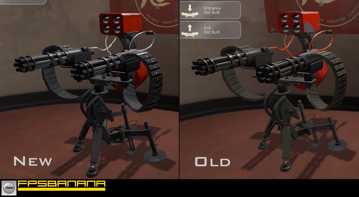Restored & textured sentry gun Mod for Team Fortress 2 | TF2 Mods