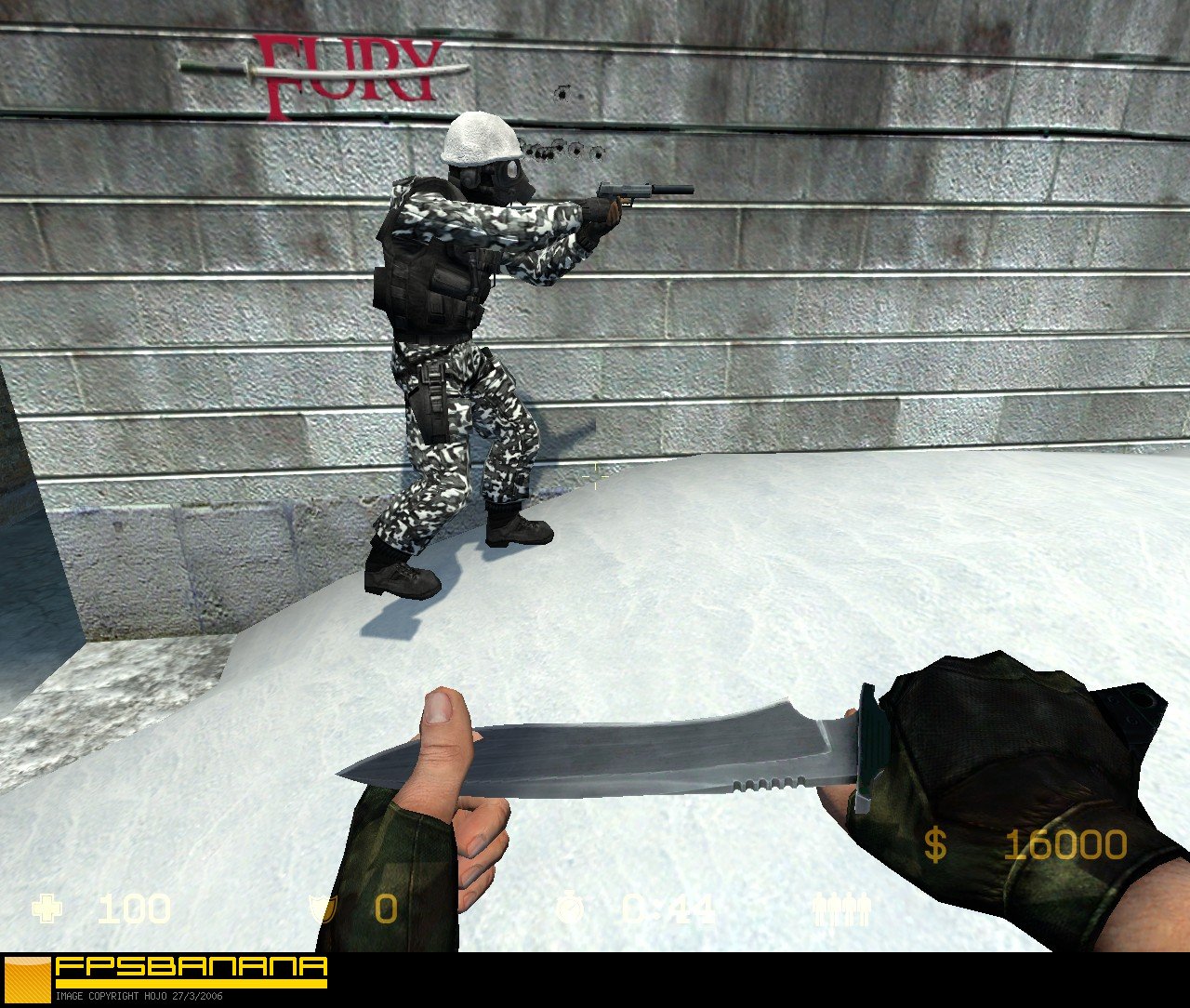 Snow Camo Sas [Counter-Strike: Source] [Mods]