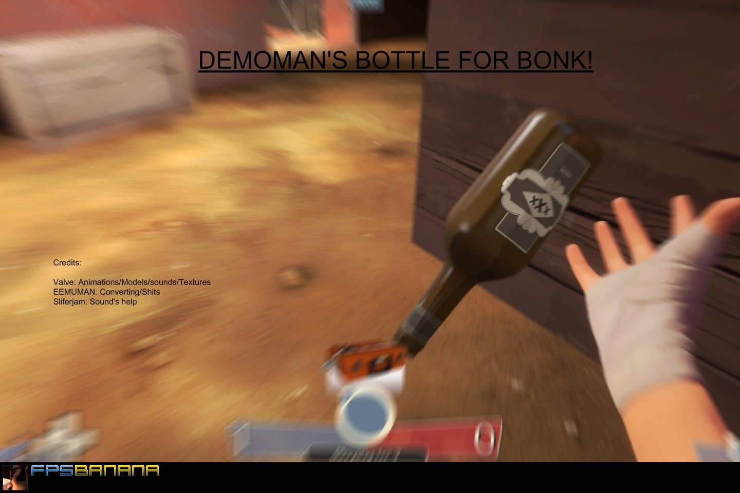 Demoman Bottle for Bonk! Mod for Team Fortress 2 | TF2 Mods