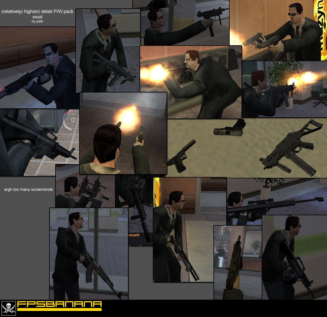 High-poly P/W models [The Specialists] [Mods]