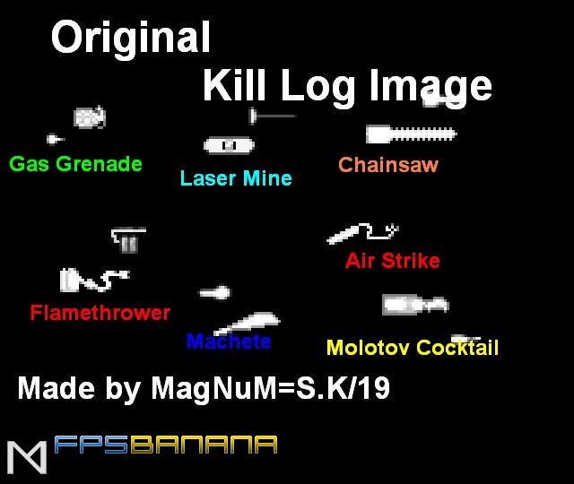Original Kill Log Images [CS2D] [Mods]