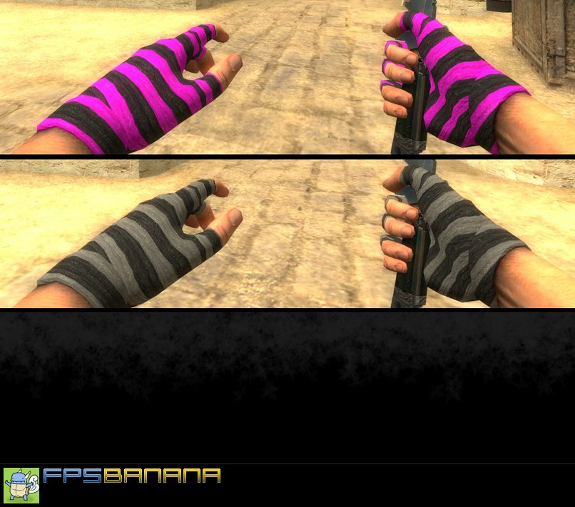 Striped Gloves [Counter-Strike: Source] [Mods]