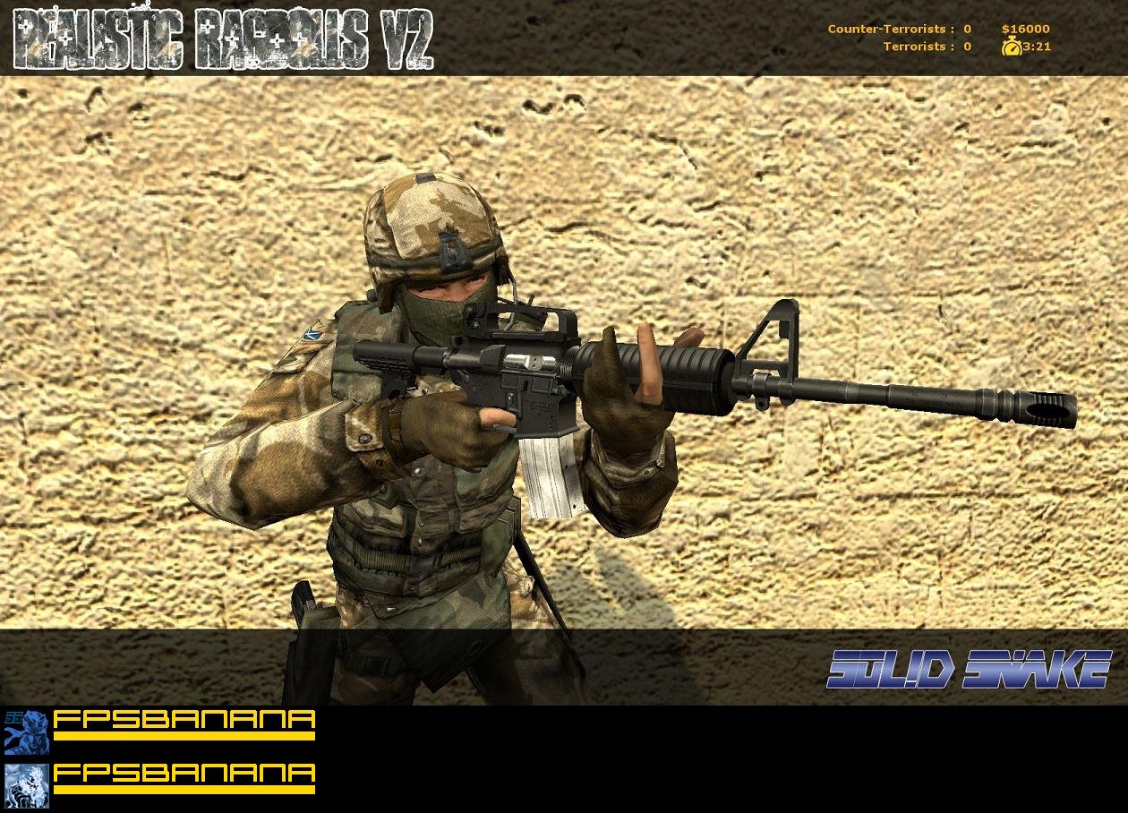Sol!d Snake's Realistic Ragdolls V2 [Counter-Strike: Source] [Mods]