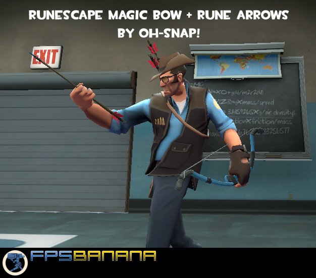 RuneScape Magic Bow+Rune Arrow [Team Fortress 2] [Mods]