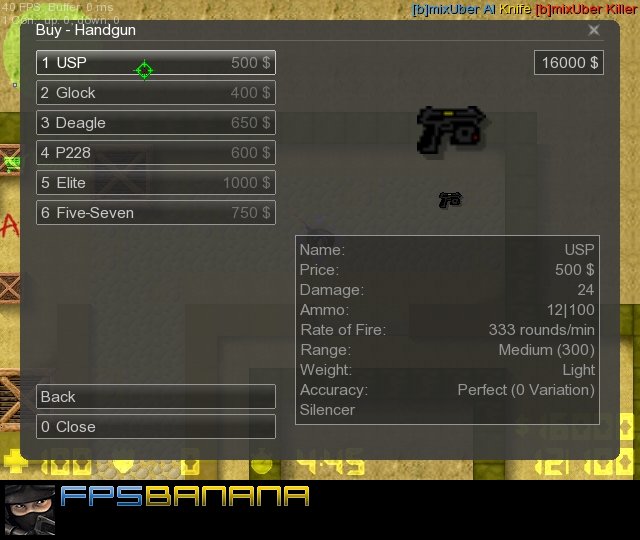 usp a lazer para cs2d [CS2D] [Mods]