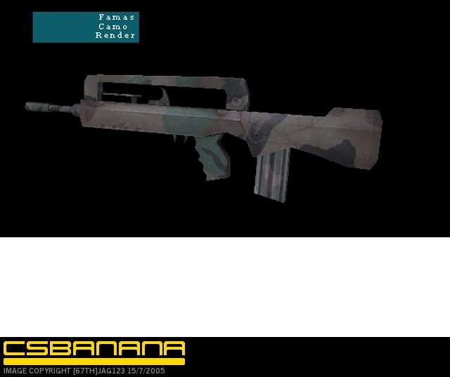 Jungle Camo FAMAS [Counter-Strike: Source] [Mods]