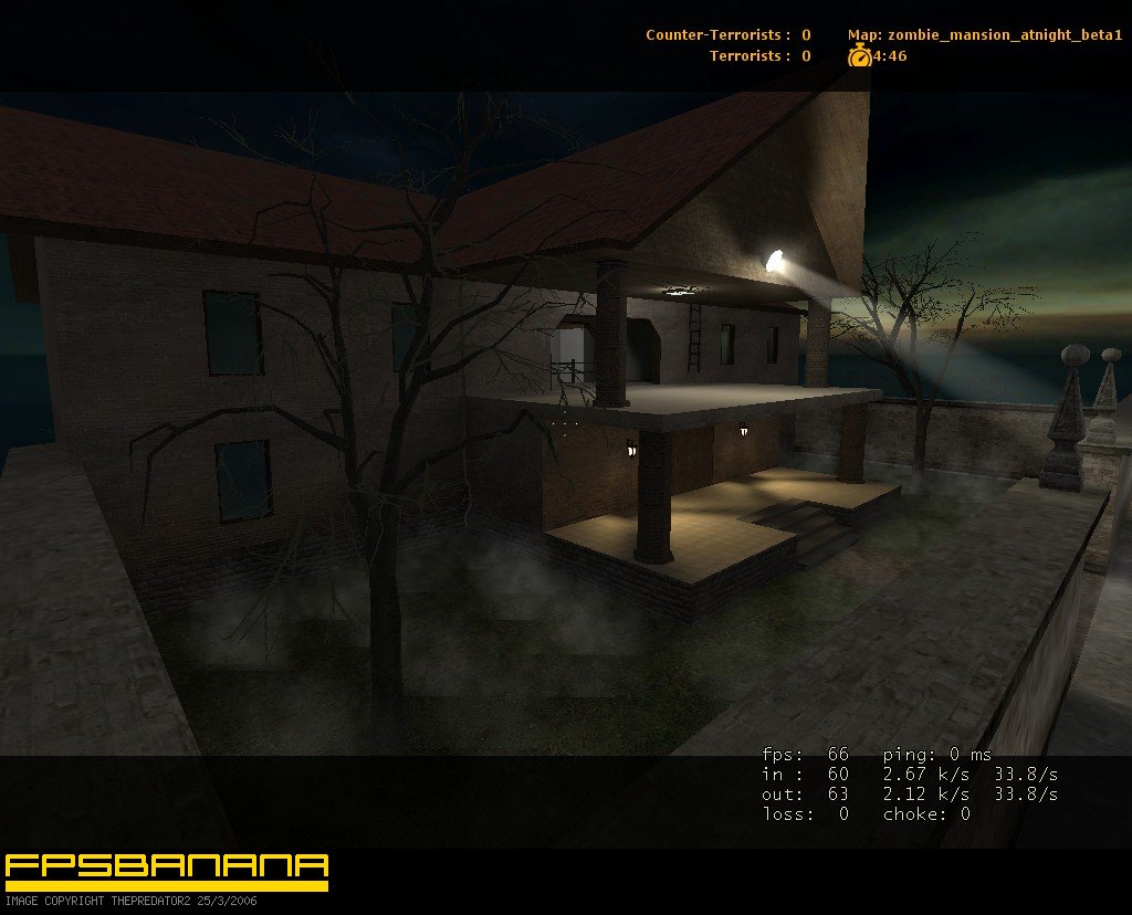 zombie_mansion_atnight_beta1 Mod for Zombie Horde: Reloaded | ZH:R Mods