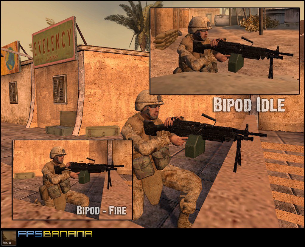 M249 World model fix [Insurgency: Modern Infantry Combat] [Mods]