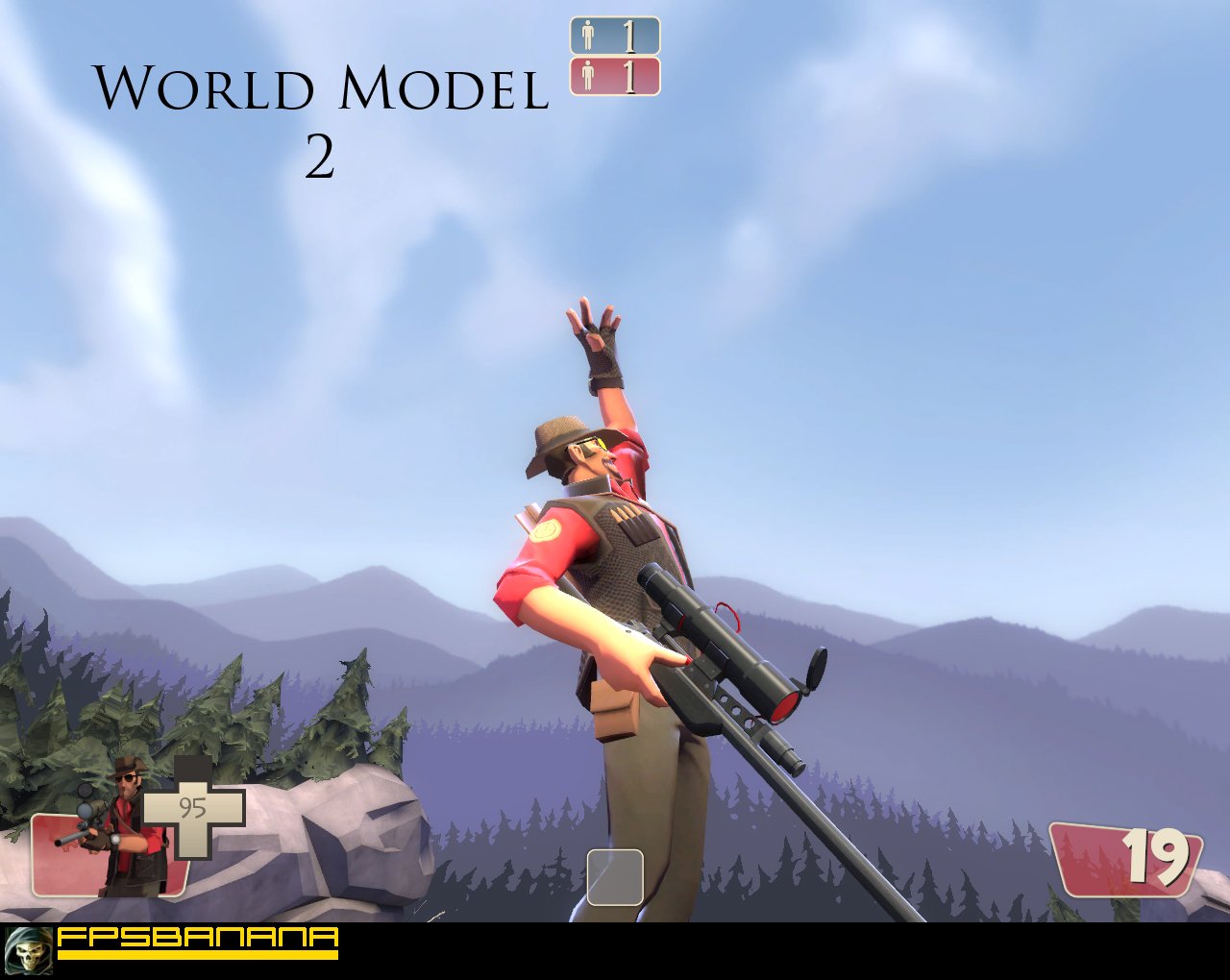 Black and Red Sniper Mod for Team Fortress 2 | TF2 Mods