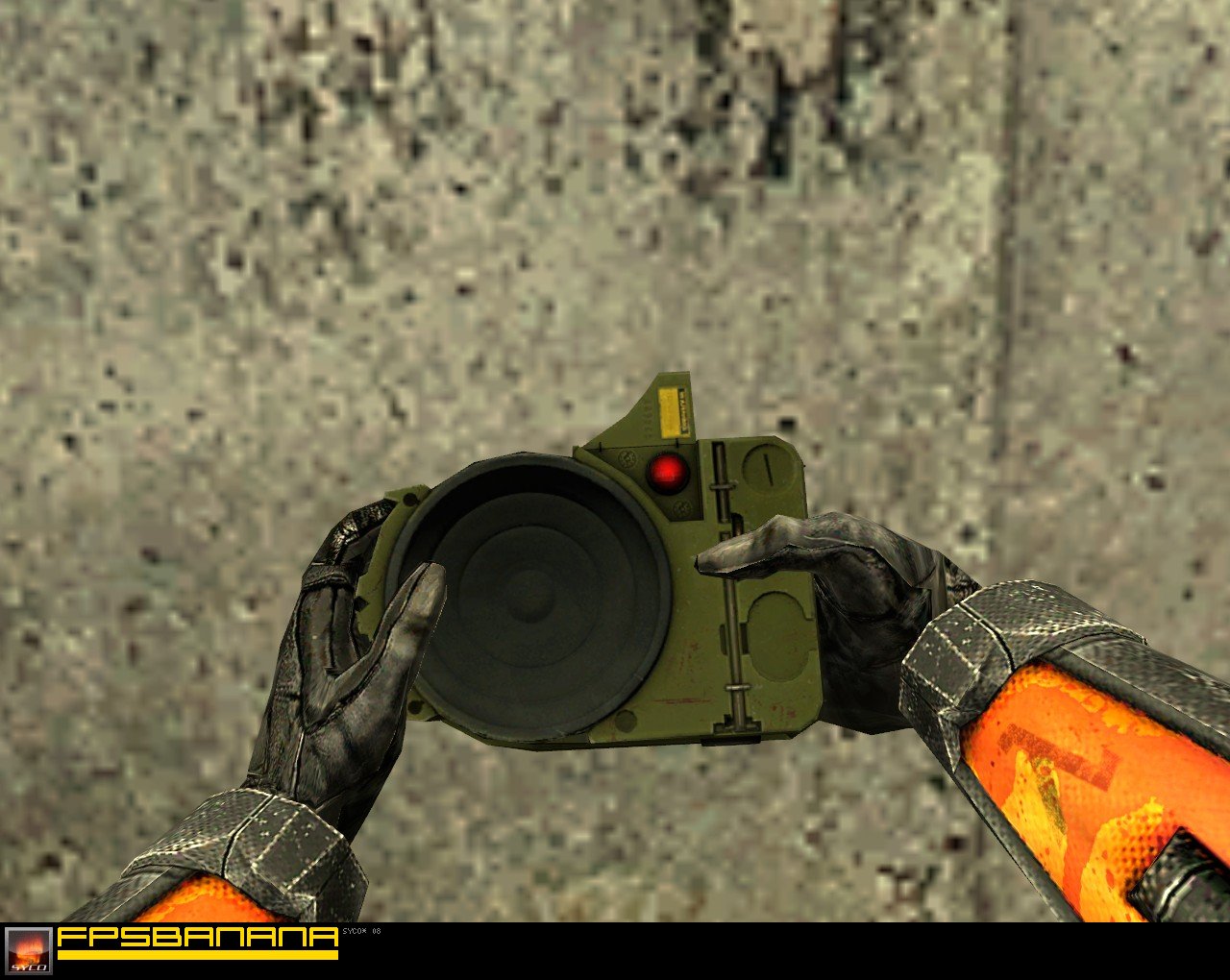 Bright Orange Glow Gloves [Half-Life 2] [Mods]